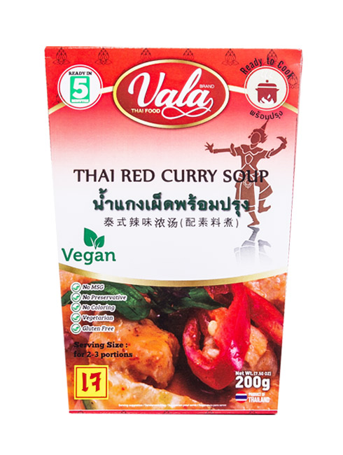 Thai Red Curry Soup 200 g. - Vala Thai Food